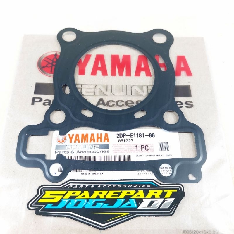 Genuine ORIGINAL YAMAHA Nmax N Max Aerox 155 Zinc Upper Head Block Gasket Gasket Gasket 2DP ...