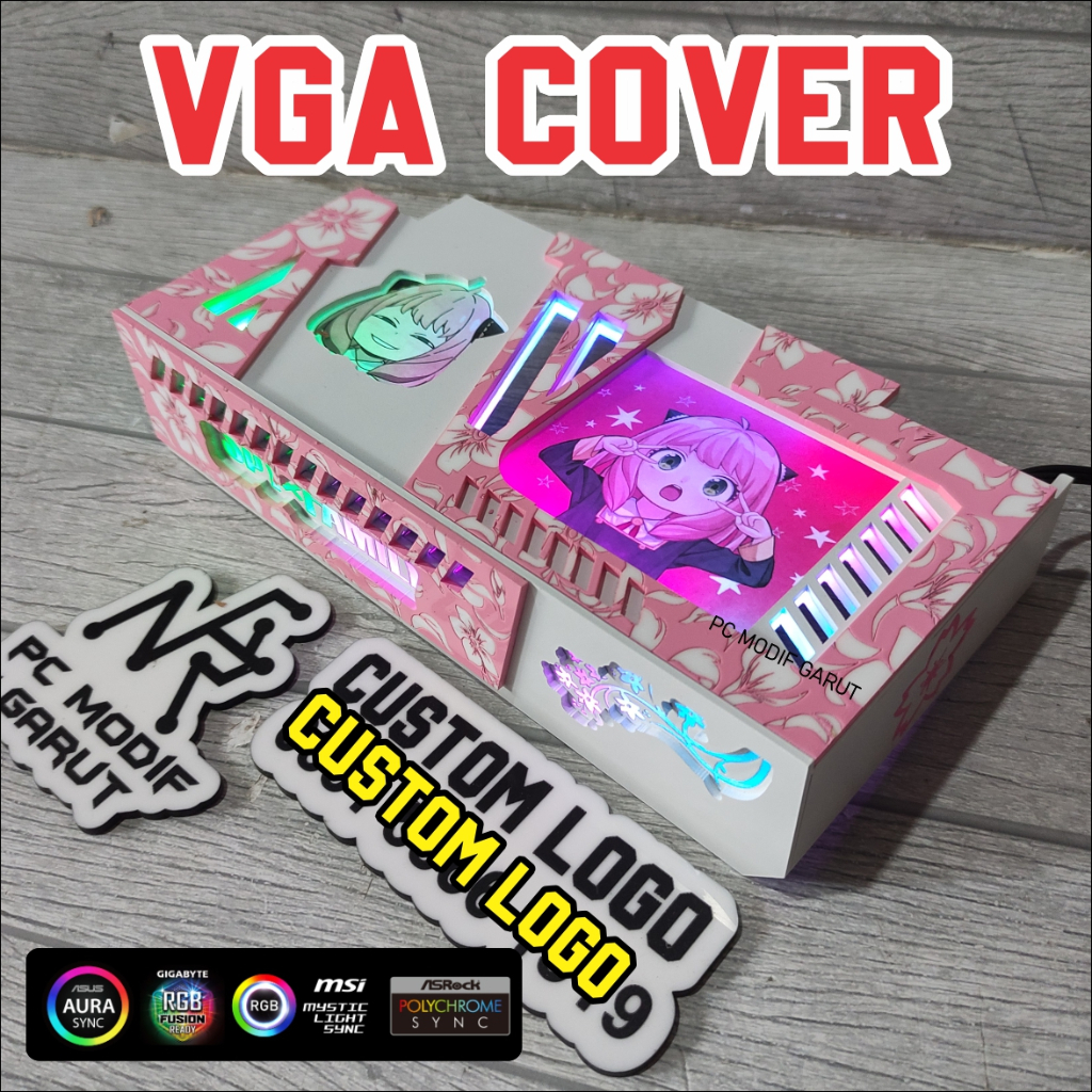 Inno 3D GTX 1050TI VGA COVER ANYA FORGER EDITION CUSTOM LOGO | Shopee ...