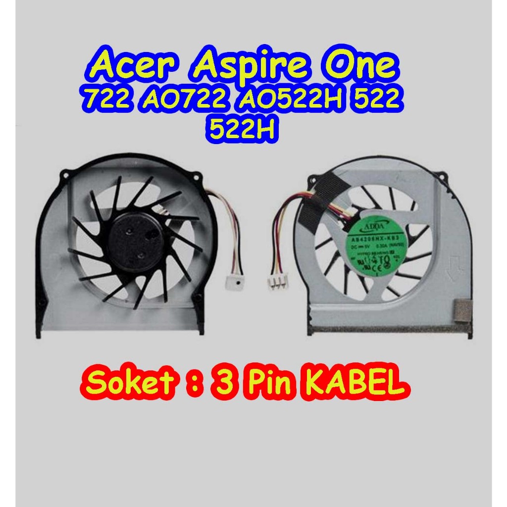 Acer LAPTOP FAN 722 AO722 522 3pin | Shopee Malaysia