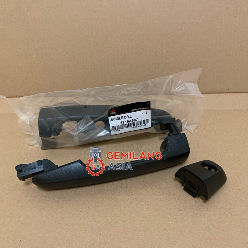 HITAM Black DOOR HANDLE BLACK MITSUBISHI ALL NEW PAJERO SPORT / ALL NEW ...