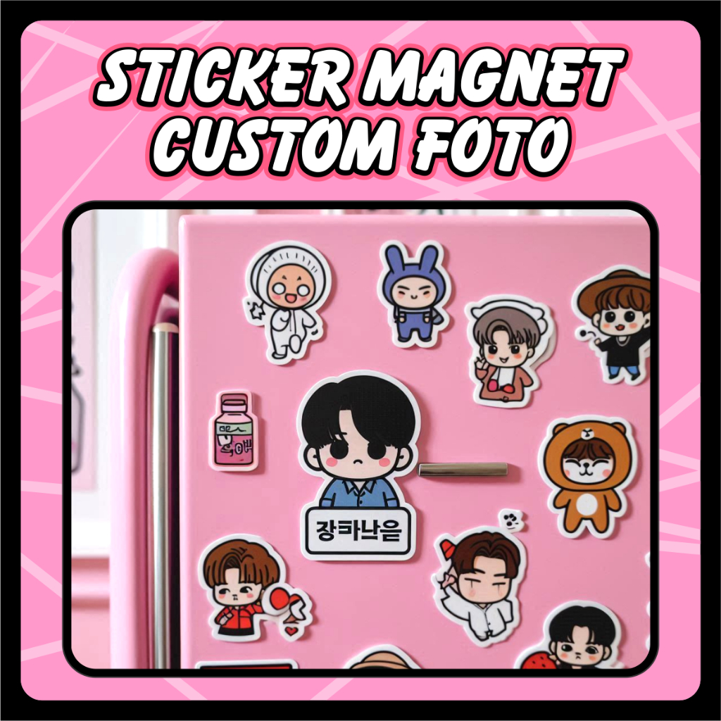Custom Magnet Sticker Photo Image Logo Unit - PSC | Shopee Malaysia