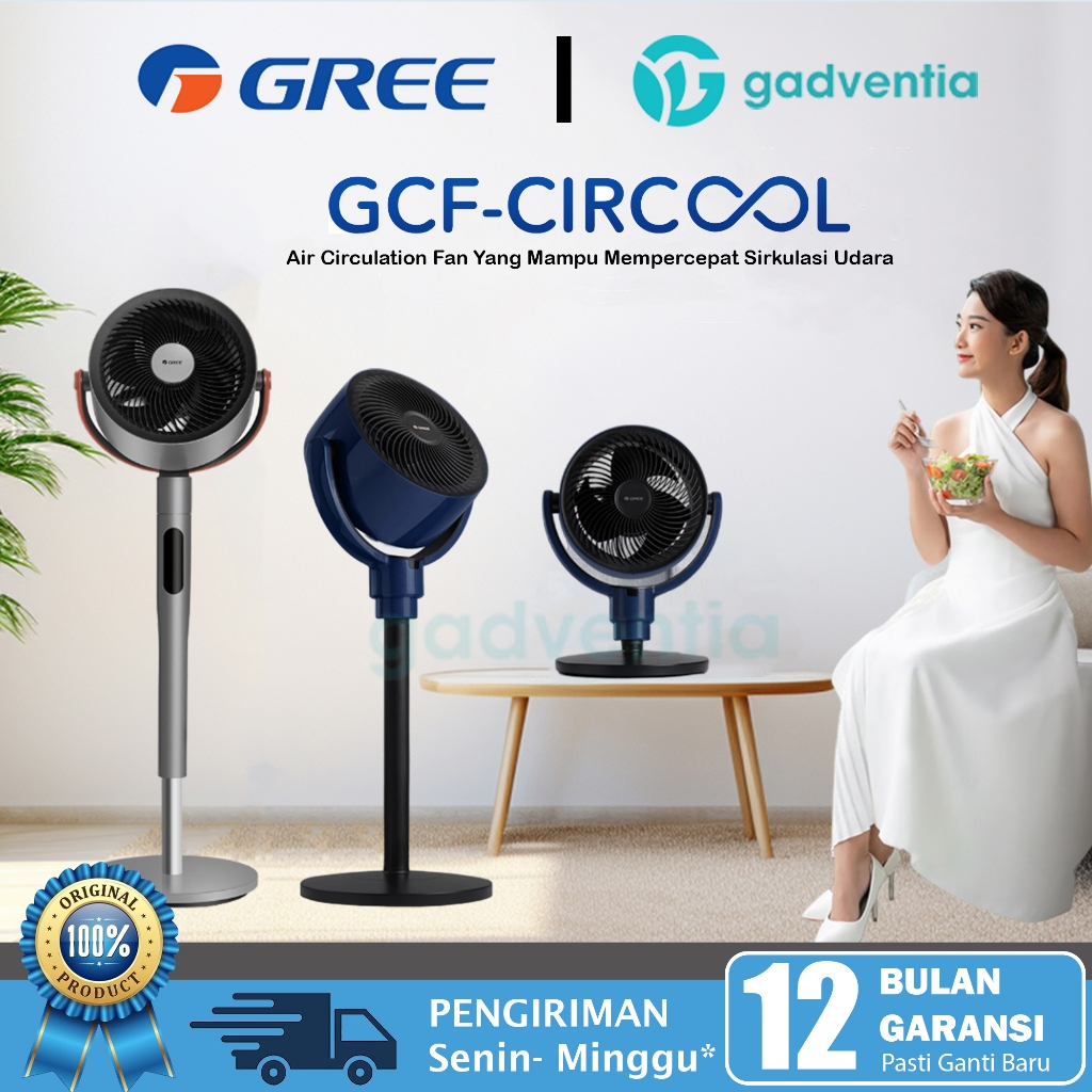 GREE CIRCOOL-13S and CIRCOOL-14L Air Circulation Fan Plasma Ion ...