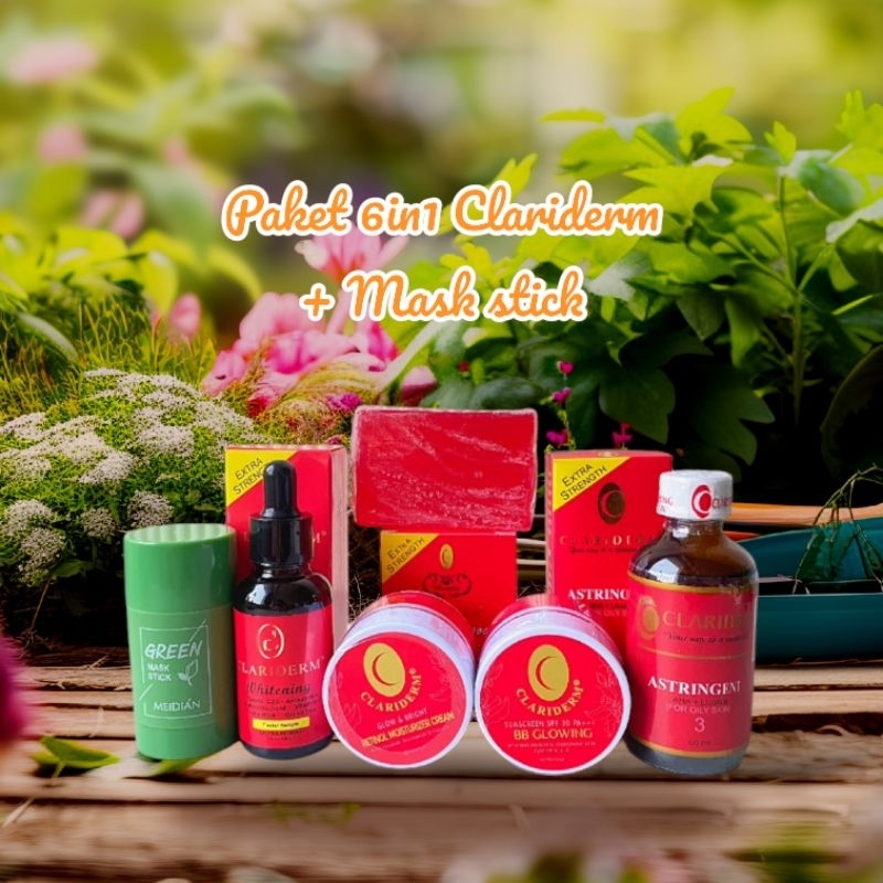 Clariderm 6in1 Package - Clariderm Toner + Day Cream + Night Cream ...