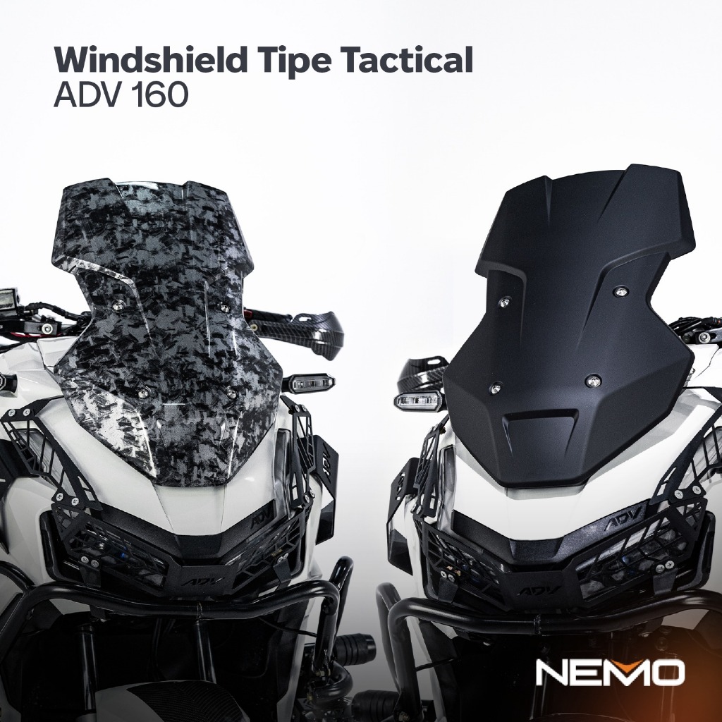 Windshield / Visor / Winsil Honda ADV 160 Type Tactical Nemo Original ...