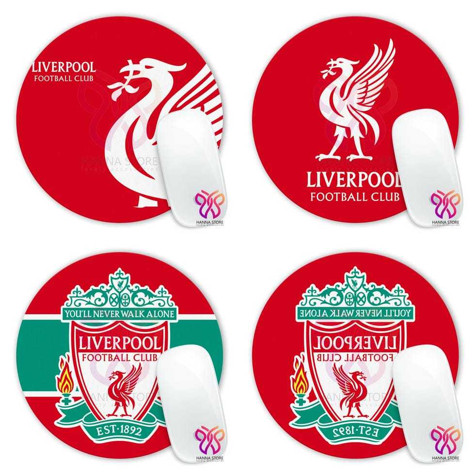 Liverpool Ball PC Laptop Pad Round Mousepad | Shopee Malaysia