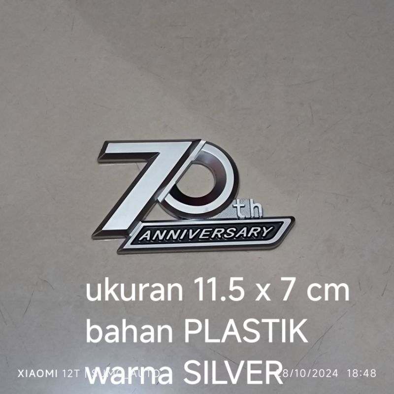 Toyota land cruiser 70th anniversary emblem | Shopee Malaysia