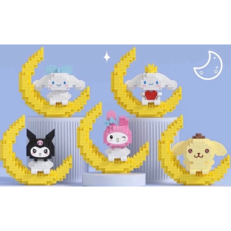 Sanrio building block toy / cute sanrio brick card character | Shopee ...