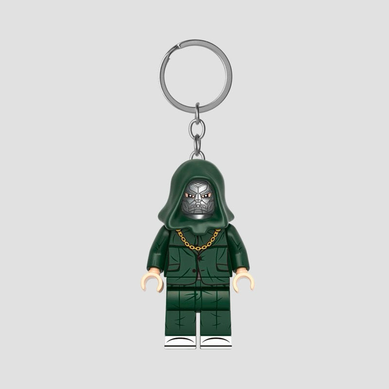 Dhis Project Shiny Keychain LEGO Minifigure Dr Doom Avengers Dooms Day ...