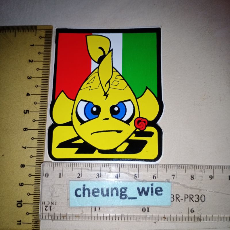 Italian Flag Fish Sticker 46 1bh | Shopee Malaysia