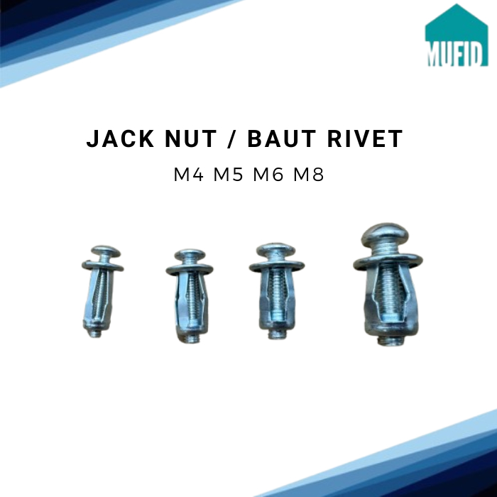 Rivet Nut Jack Nut Screw Plate Rivet Metal Fiser Nut Bolt M4 M5 M6 M8 ...