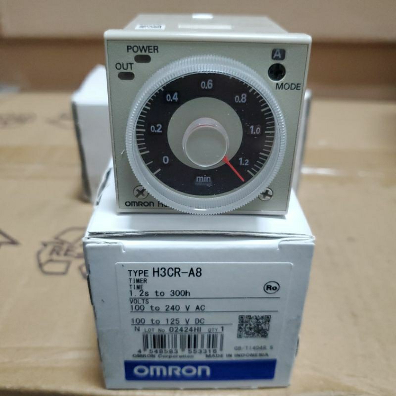 Timer omron H3CR-A8 220vac / omron H3CR-A8 Timer 220vac/ omron original ...