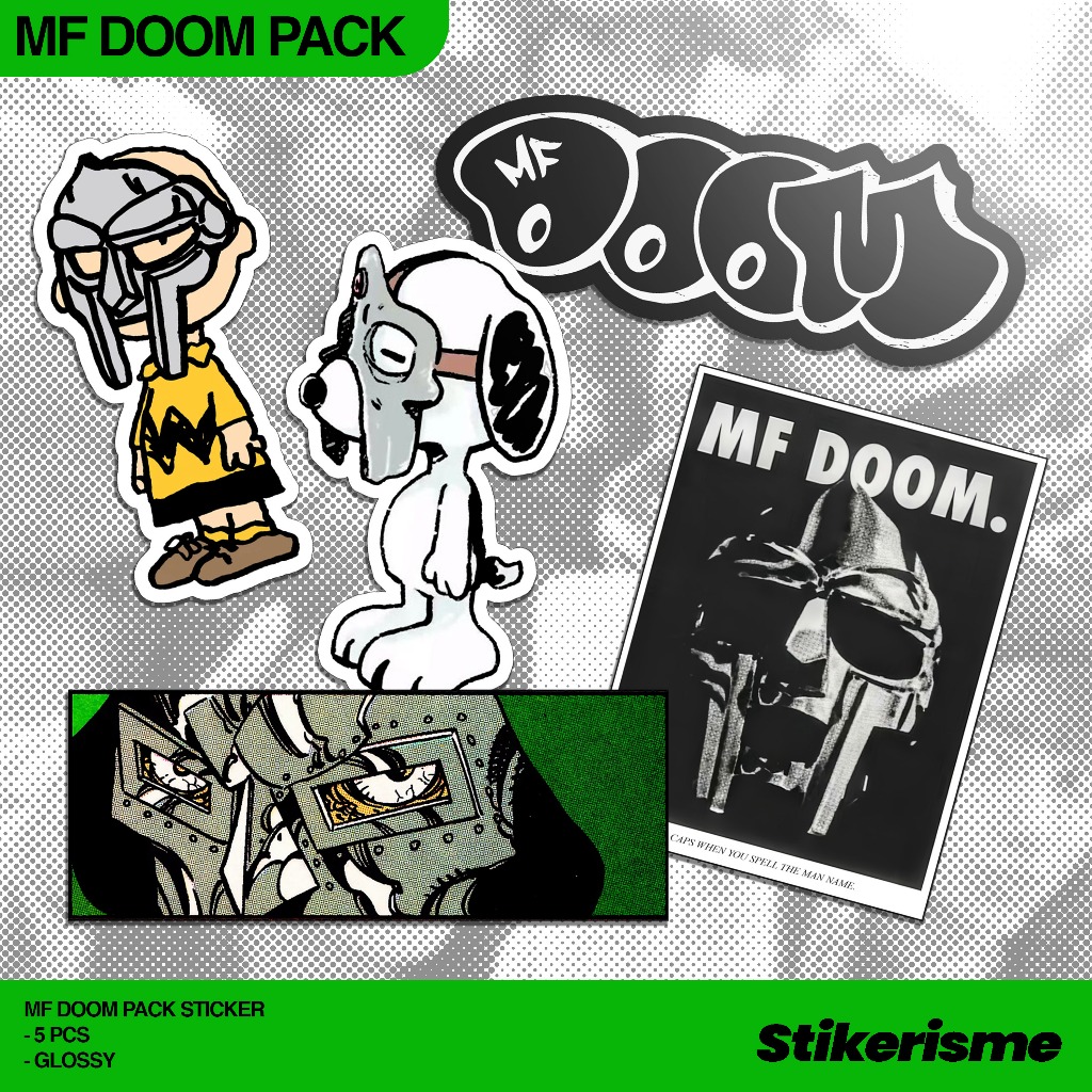 Sticker MF Doom Motorcycle Sticker Waterproof | Shopee Malaysia