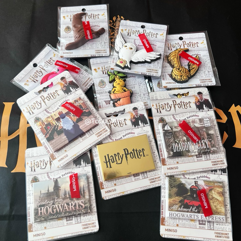 Harry POTTER Fridge Magnet Series Golden snitch Diagon alley Hogwarts ...