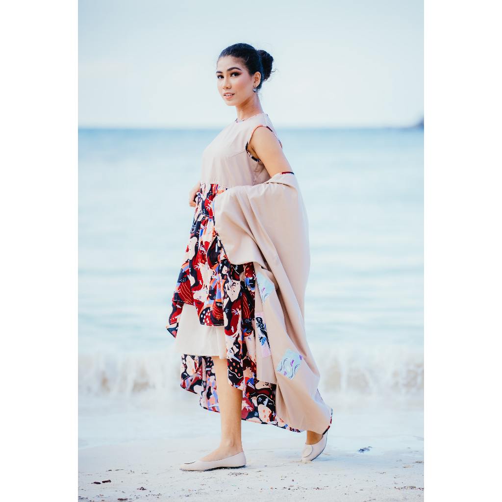 SEPIAK BELITONG SERIES LASKAR PELANGI DRESS Sleeveless LASKAR RAINBOW ...