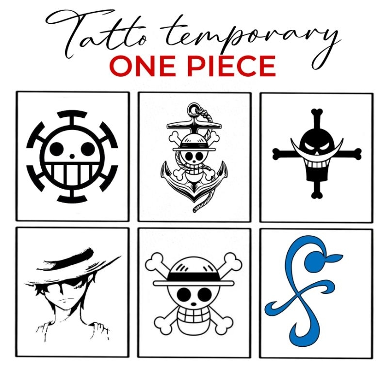 Temporary tattoos, semi-permanent temporary tattoos, one piece tattoos ...