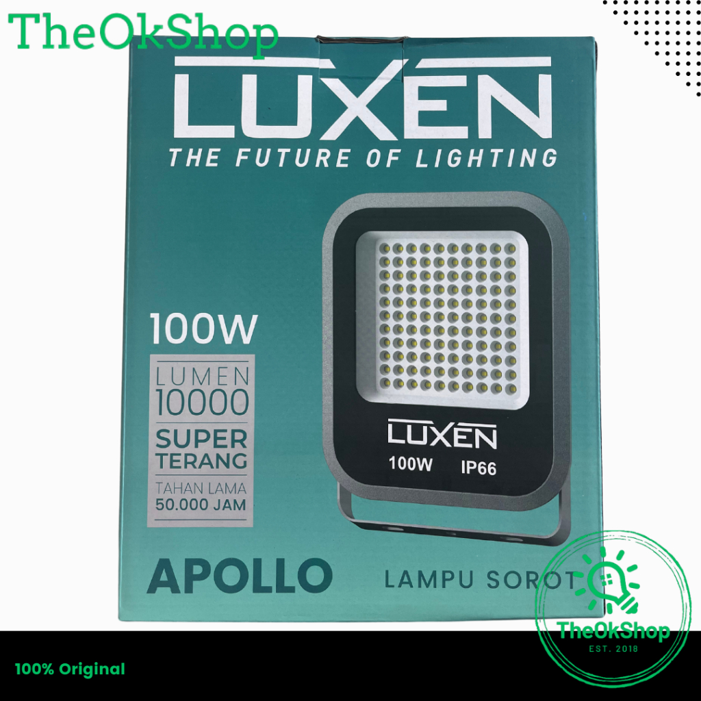 Luxen Led Spotlight, Flood Light 100w Apollo 100 W 100 Watt | Shopee ...