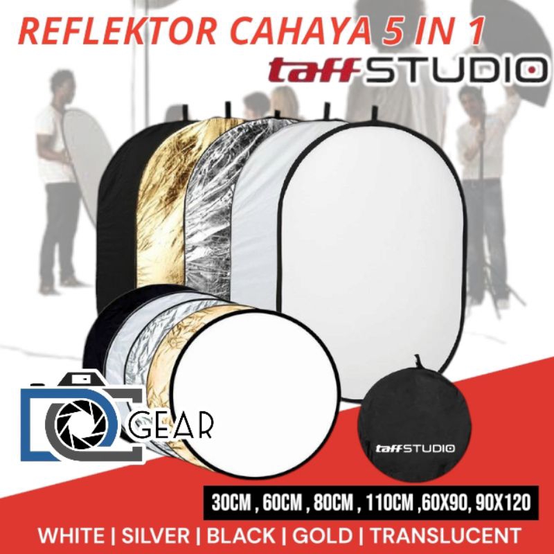 5 in 1 studio Reflector / Reflector for studio, portrait, make up ...