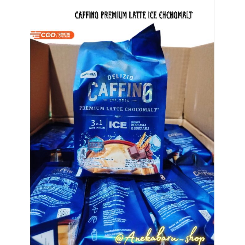 Caffino Premium Latte ICE CHOCHOMALT (1 PACK / 6 Sachets) | Shopee Malaysia