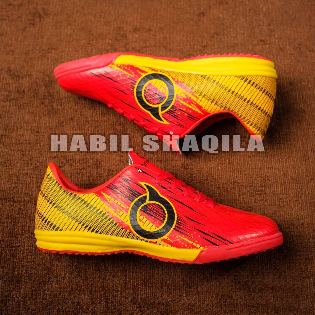 MERAH Ortuseight Catalyst Legion Unity SE FG Futsal Shoes Red Scarlet ...