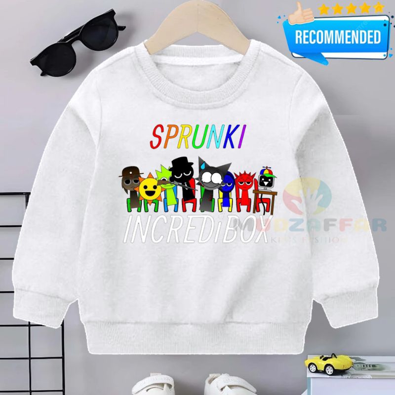 Sprunki CHILDREN'S SWEATER JACKET CHARACTER INCREDIBOX SPRUNKI BOYS ...