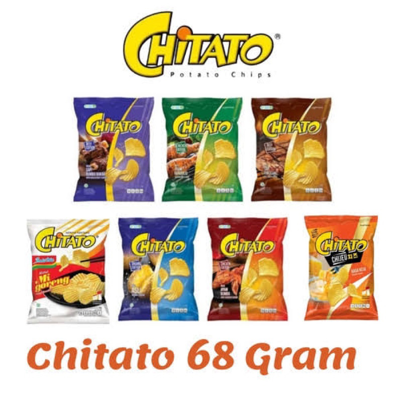 Chitato indomie fried 68g - chitato grilled beef - chitato potato chips ...