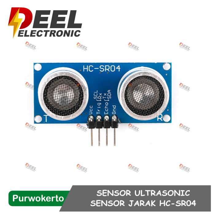 Ultrasonic SENSOR DISTANCE SENSOR HC-SR04 DANCE MEASURING SR04 | Shopee ...
