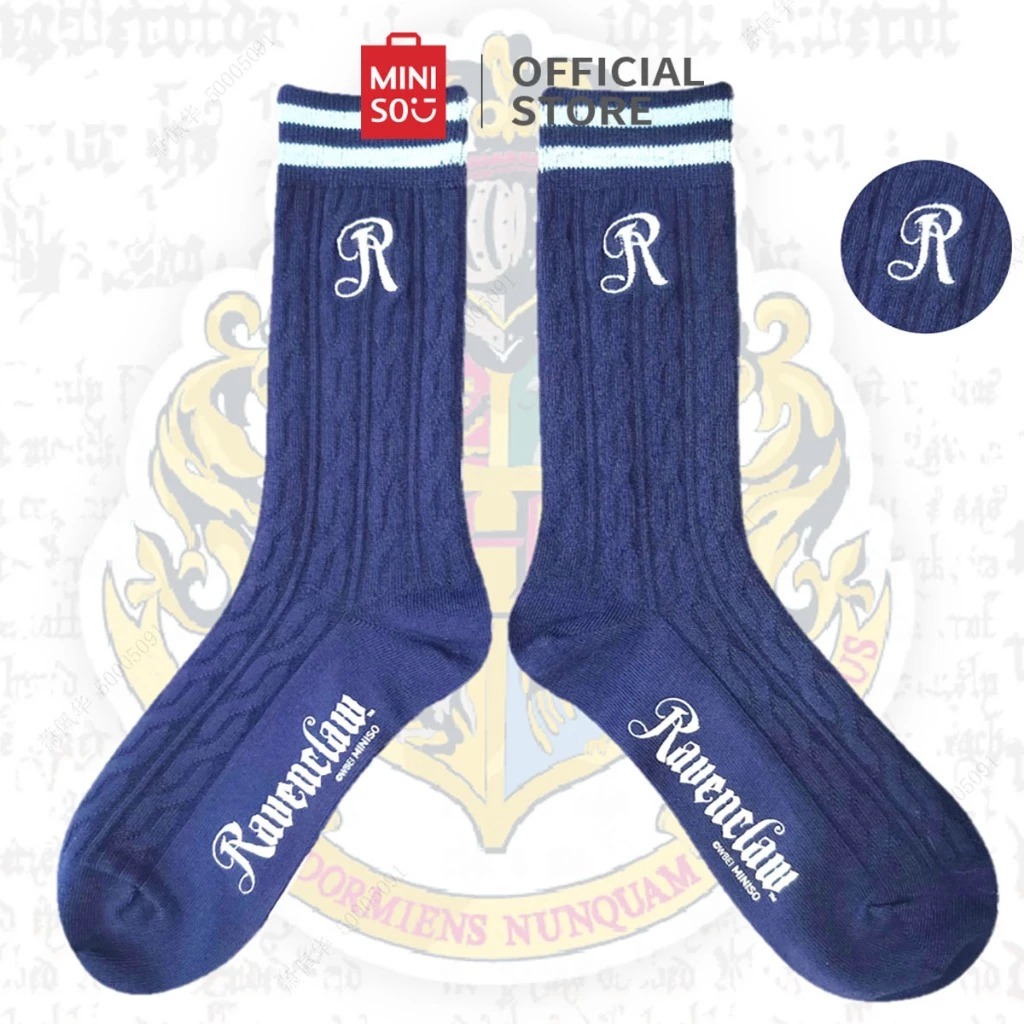 Official Miniso x Harry Potter Striped Crew Socks 1 pair of Variation ...