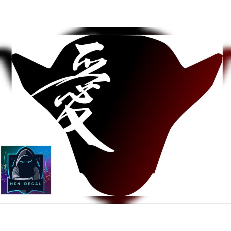 Pcx 160 Visor Decal Sticker Variations with Japanese Writing Motifs ...