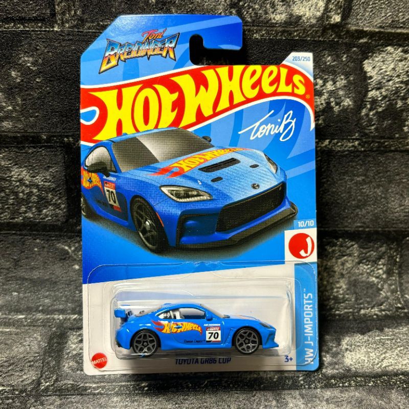 Hot Wheels Toyota GR86 Blue Cup Original SNI | Shopee Malaysia