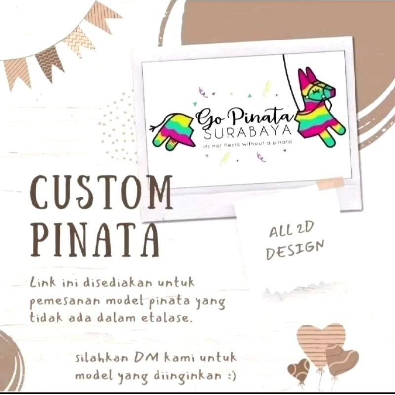 Pinata birthday pinata gaby doll house pinata pull pinata | Shopee Malaysia