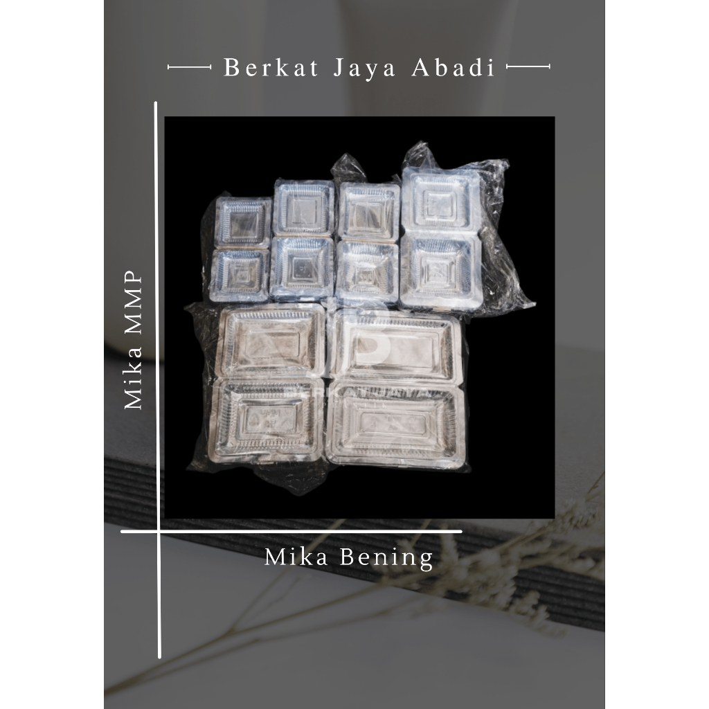 (50Pcs) Plastic mica cake MMP mica food box mica cake, rice, food ...