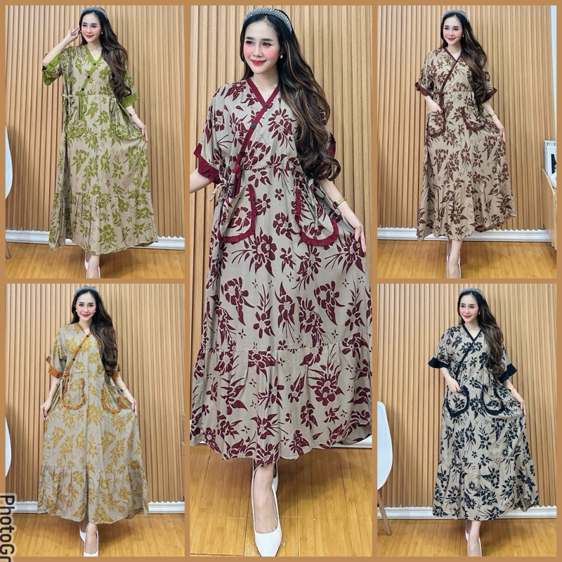 Daster ANDIN FAUZANA AND KIMHONO DRESS || Rayon SUPER GRADE A ORI ...