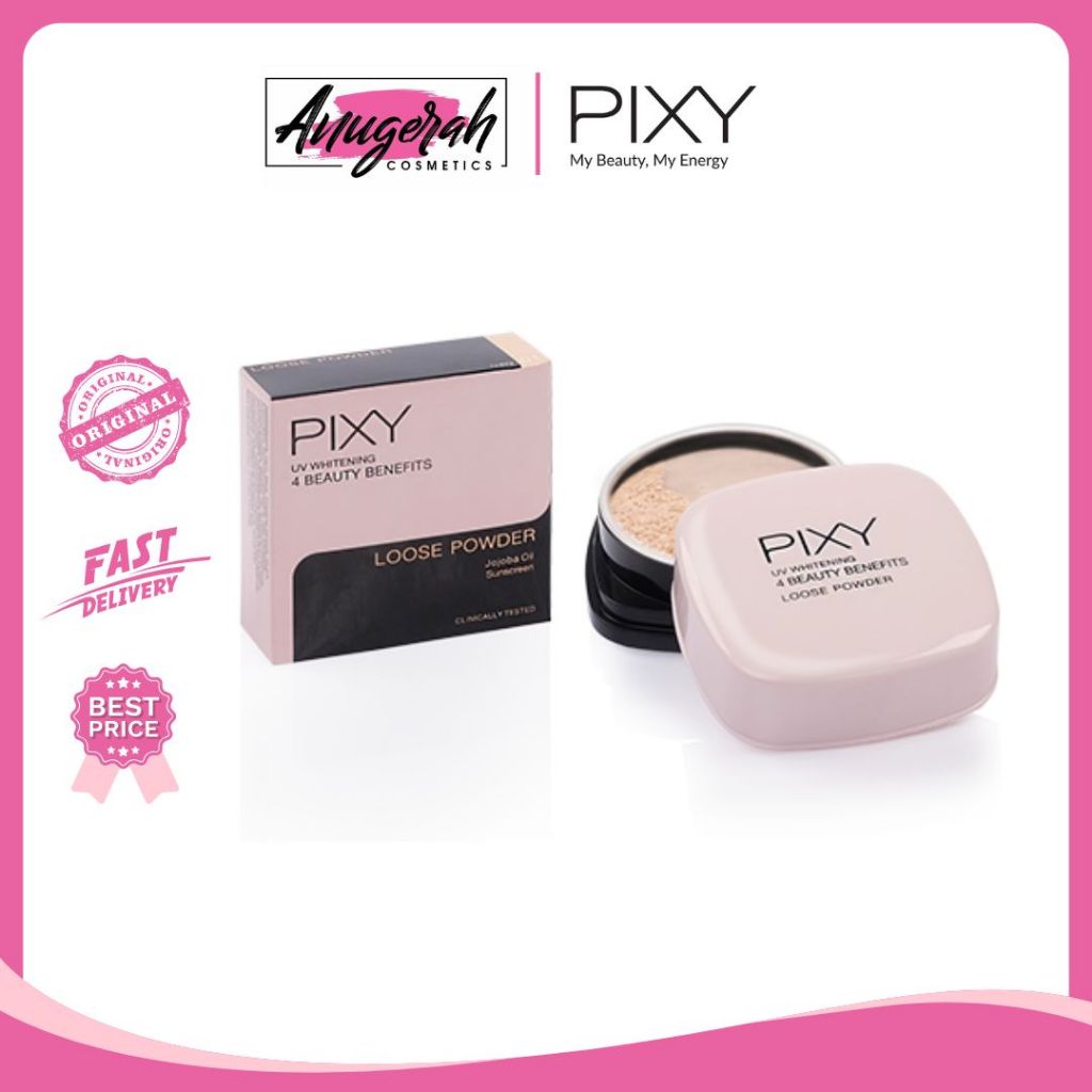 Pixy 4 Beauty Benefits UV Whitening Loose Powder - Loose Powder With ...