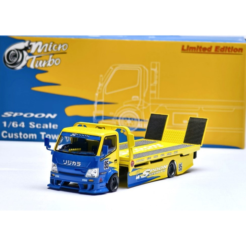 Micro Turbo H300 SPOON Sports Racing 95 JDM Japan Flat Bed Tow Custom Truck Limited Edition ...