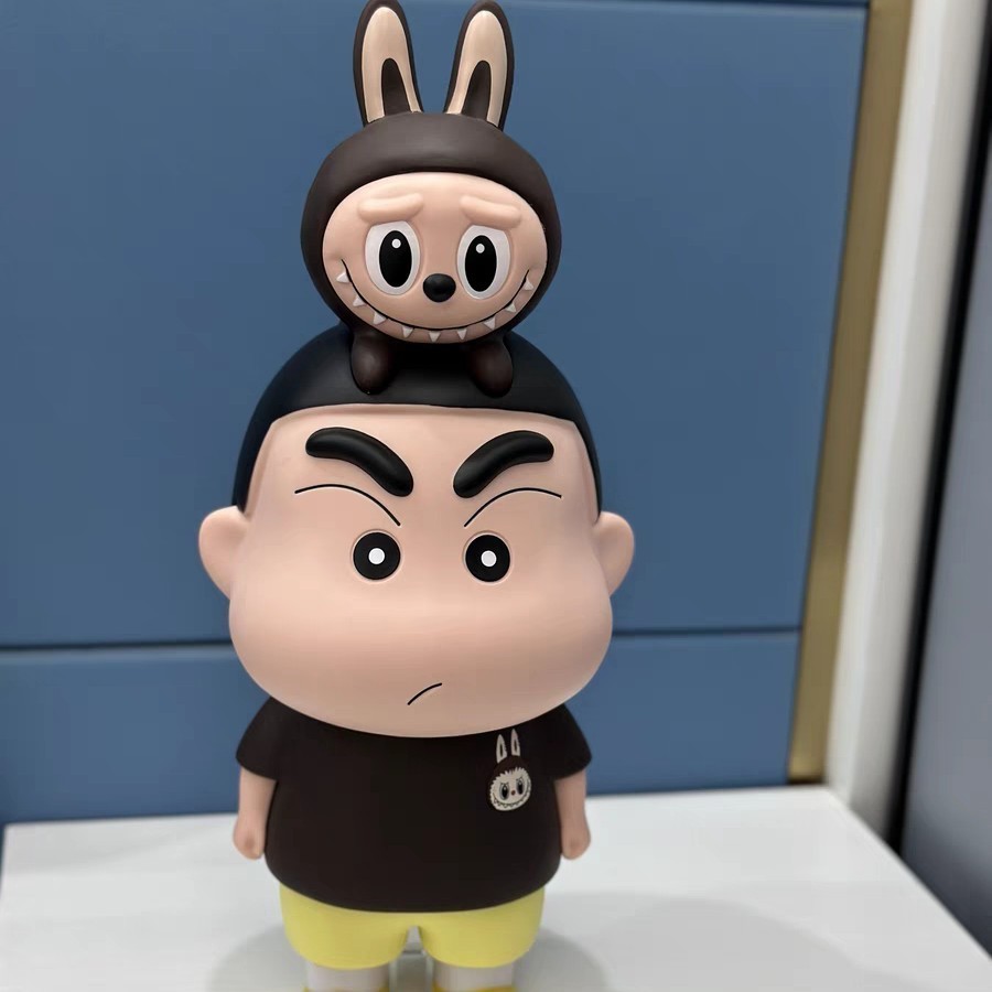 Labubu X Shinchan Figure Decorative Display - GengarXShinchan | Shopee ...