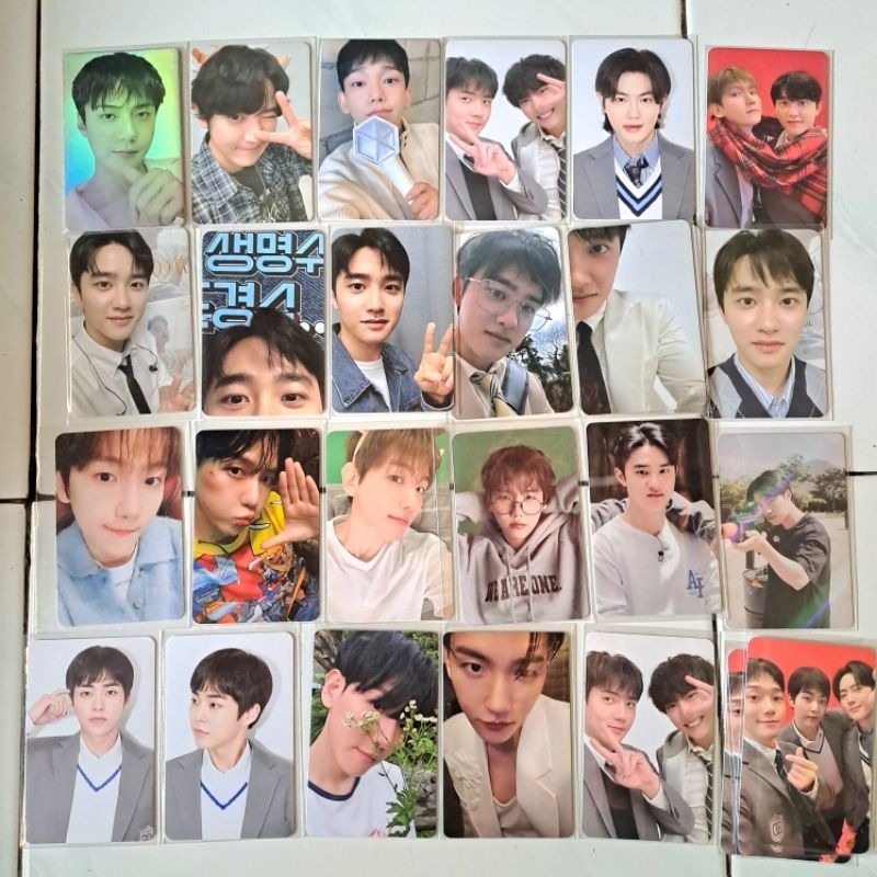 Exo Official Photocard Album Lightstick Pink Christmas SG24 Bloom ...