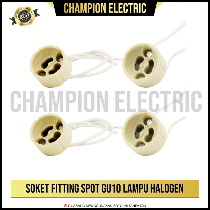 Gu10 Spot Fitting Socket Halogen Spotlight Spotlight Lamp | Shopee Malaysia