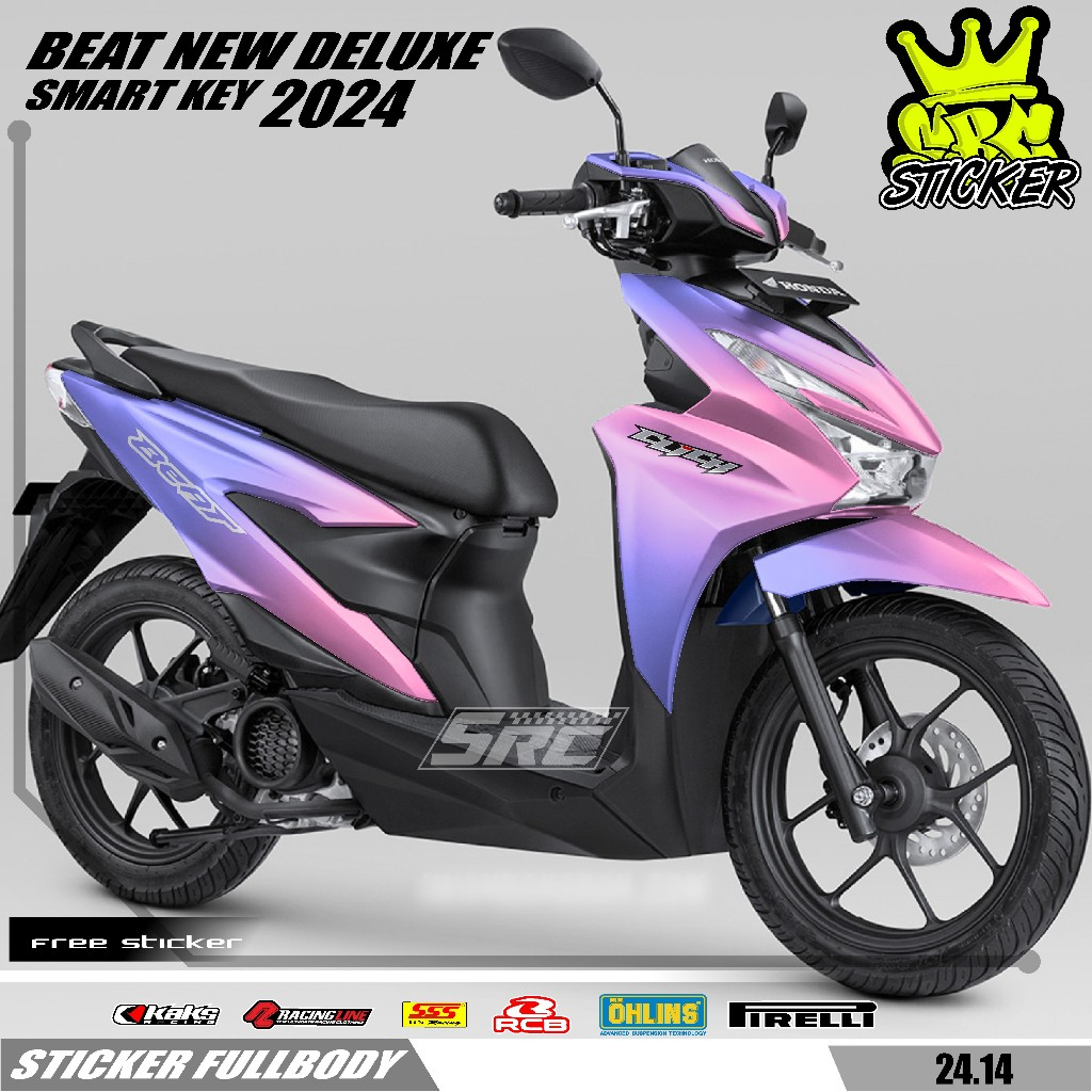 Full Body Sticker Honda Beat Remote Beat New Deluxe Smart Key 2024 2025 ...