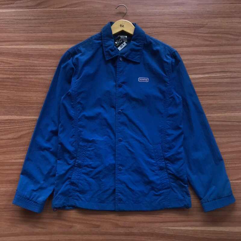 Coach Jacket Polham Teams Blue | Shopee Malaysia