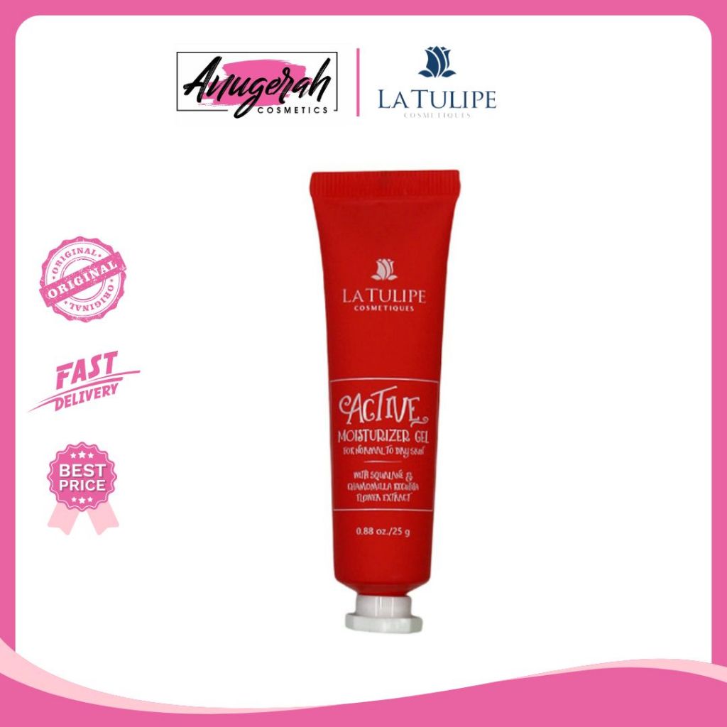 La Tulipe Active Series Moisturizer Gel 25gr | Shopee Malaysia
