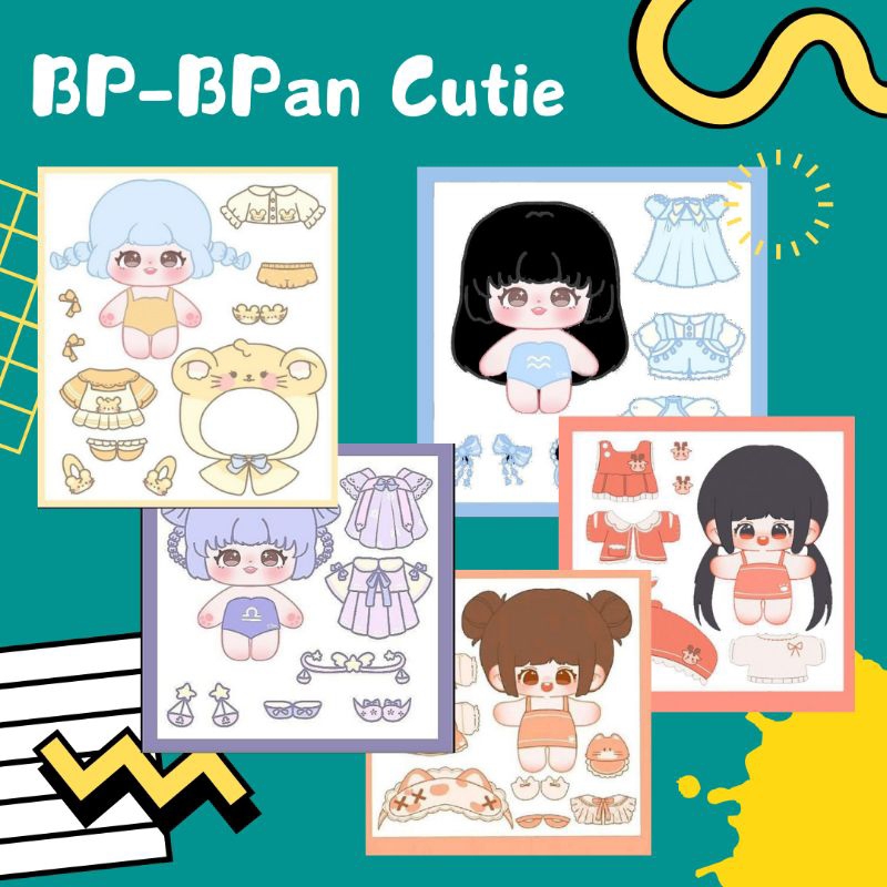 Momo CUTIES Paper Disassembly Toys Girls Toys Bepe-bepean Toys BPBPan ...