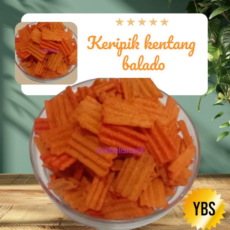 Balado potato chips 250gr | Shopee Malaysia
