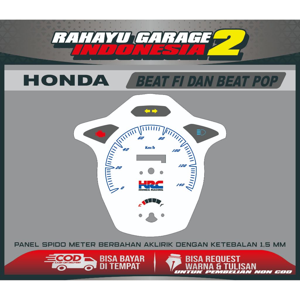 Honda BEAT FI CUSTOM SPEEDOMETER BOARD | Shopee Malaysia