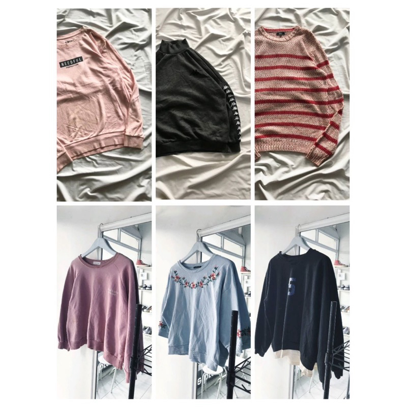 Crewneck SWEATER / CREWNECK GEMOY THRIFT PRELOVED / HOODIE GEMOY THRIFT ...