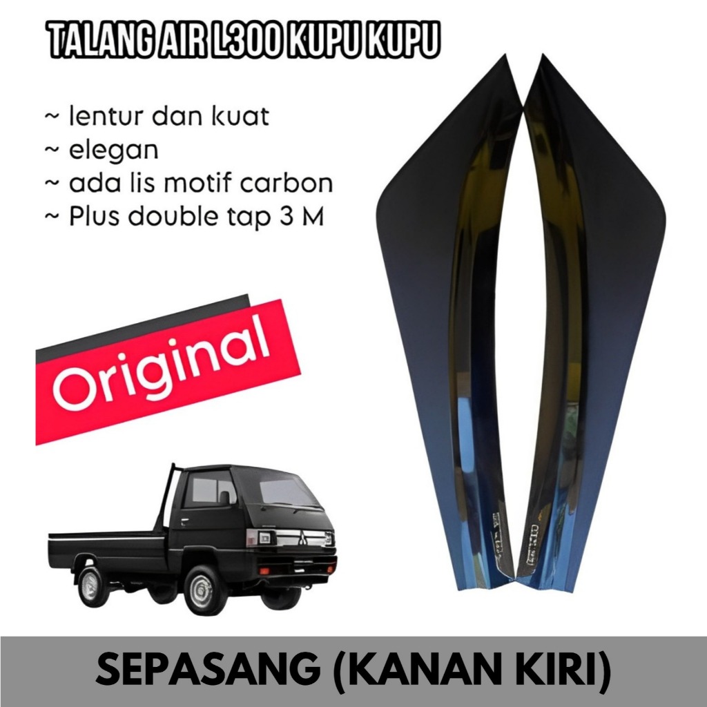 Water Gutter L300 Wide Butterfly Model Carbon Motif | Shopee Malaysia