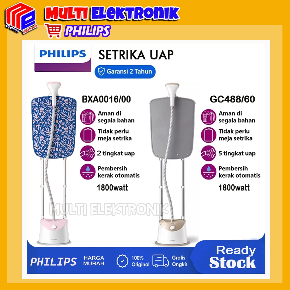 Philips Standing Steam Iron GC488 Stand Garment Steamer 5 Steam Levels ...