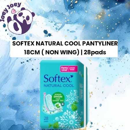Pantyliner Softex Natural Cool Super Slim Longer & Wider 18cm 28 Pads ...