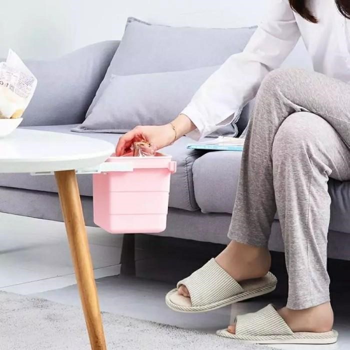Sliding Trash Can Under the Table Retractable Trash Can | Shopee Malaysia