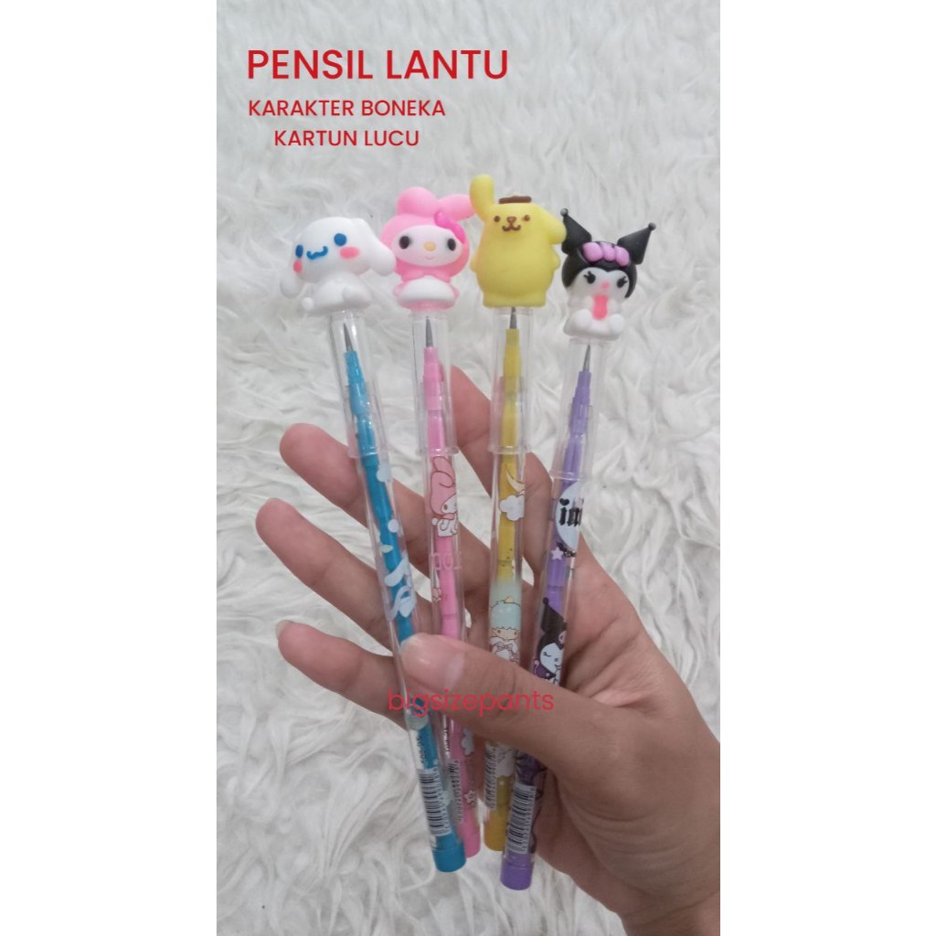 Pencil FOR DISASSEMBLY AND DISASSEMBLY CUTE DOLL CHARACTERS FOR SCHOOL ...