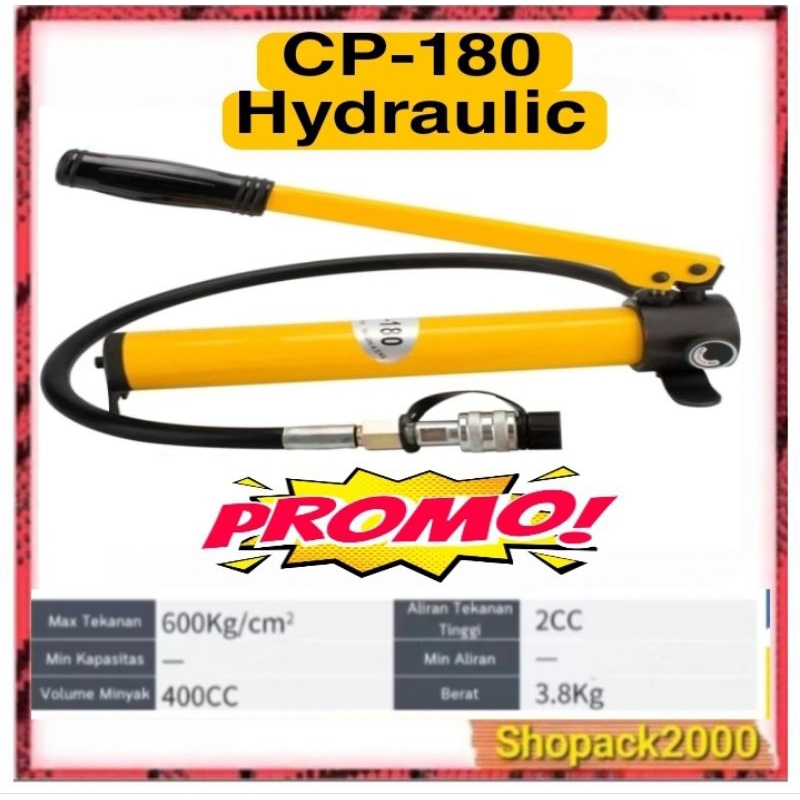 Hydraulic Pum 400ml CP-180 Manual Hand 400cc Hydraulic Pump | Shopee Malaysia